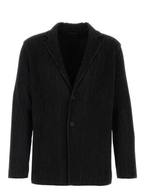 Issey Miyake Polyester Blazer - Black