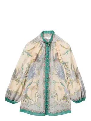 Zimmermann ZIMMERMANN Indra Cotton And Silk Blouse Multicolor