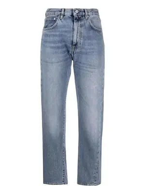 TOTEME Cropped Denim Jeans - Blue