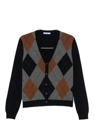 Prada Cashmere Cardigan - Multicolor