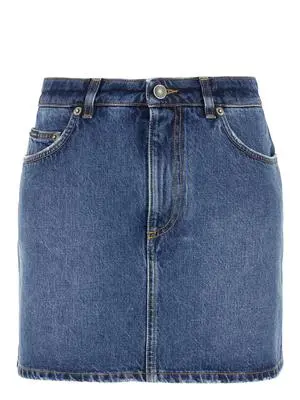 Dolce & Gabbana Denim Skirt - Multicolor