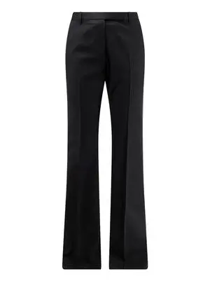 TOM FORD Wool And Silk Trousers - Black