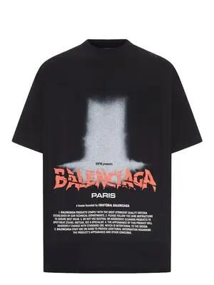 Balenciaga The Door" T-shirt - Black