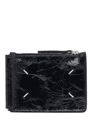 MAISON MARGIELA Portafoglio A Pinza Four Stitches - Blue