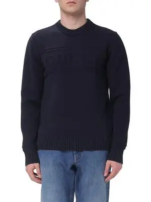 Gucci Cotton And Wool Crewneck Pullover - Blue