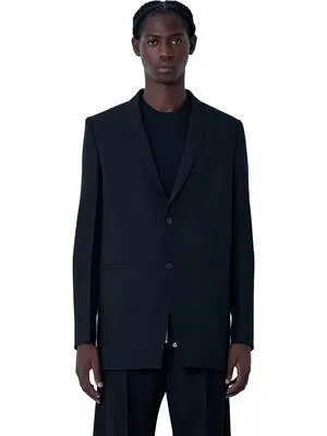 Rick Owens Single-breasted Blazer - Black