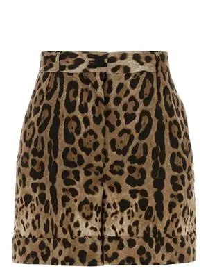 DOLCE & GABBANA Dolce & Gabbana Women Printed Poplin Shorts