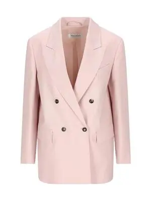 Max Mara Double-breasted Blazer - Gray