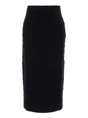 Alessandra Rich ALESSANDRA RICH Tweed Skirt Black