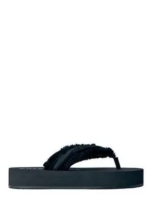 Balenciaga BALENCIAGA Jet Lag Thong-Strap Sandals Black