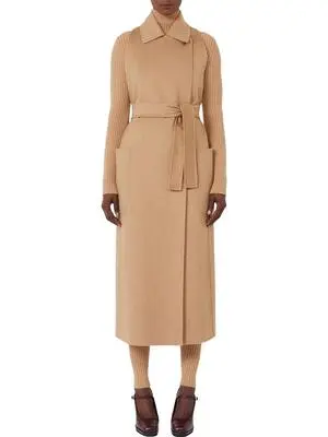 Max Mara Max Mara Women Coat Woman Max Mara Brown
