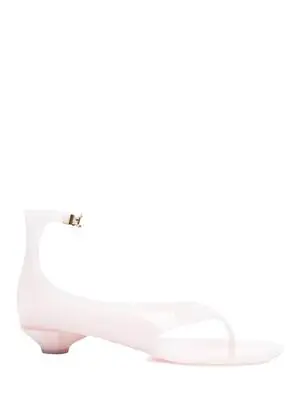 Chloé CHLOÉ Shell-Shaped Heel Thong Sandals Multicolor