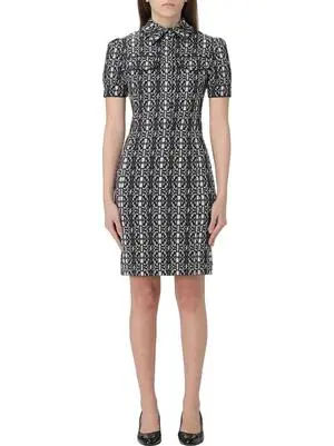 Max Mara Printed Dress - White