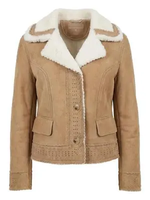 ERMANO SCERVINO Ermanno Scervino Shearling Jacket - Multicolor
