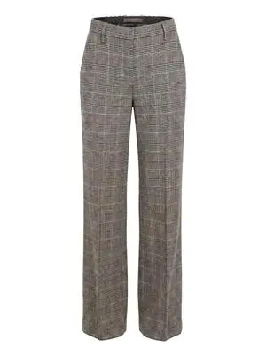 ERMANO SCERVINO Ermanno Scervino Checked Wool Pants - Multicolor