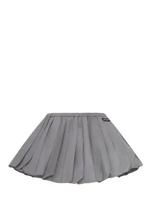 Miu Miu MIU MIU Tec Canvas Mini Skirt Multicolor