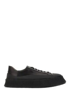 JIL SANDER JIL SANDER Suede Leather Sneakers Multicolor
