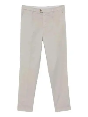 Brunello Cucinelli Garment-dyed Leisure Fit Pants - Multicolor