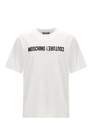 Moschino Logo Embroidery T-shirt - Multicolor