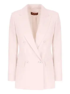 Max Mara MAX MARA STUDIO Double-Breasted Blazer Multicolor