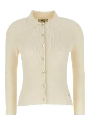 Fendi Stretch Wool Blend Shirt - Yellow