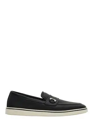 FERRAGAMO FERRAGAMO Calfskin Loafers Black