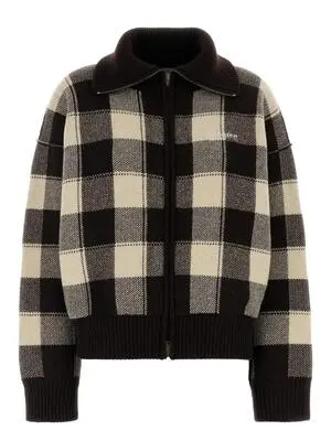 GOLDEN GOOSE Embroidered Wool Cardigan - Multicolor