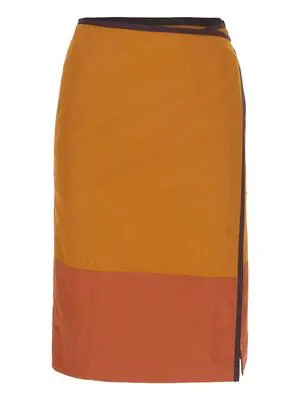 Saint Laurent Color Blocked Skirt - Multicolor