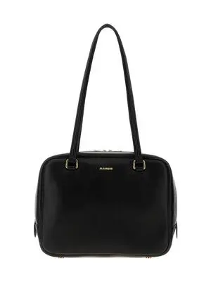 JIL SANDER Nappa Leather Vision Handbag - Black