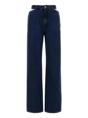JIL SANDER Cotton Denim Jeans - Blue