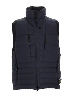 Stone Island STONE ISLAND Seamless Tunnel Puffer Gilet Blue