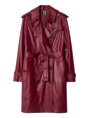 Burberry Kensington` Coat - Multicolor