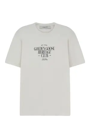 GOLDEN GOOSE Regular Cotton T-shirt - Multicolor