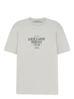 GOLDEN GOOSE Regular Cotton T-shirt - Multicolor