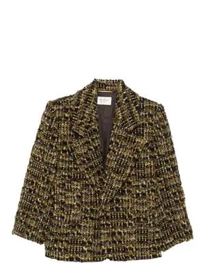 Saint Laurent SAINT LAURENT Tweed Wool Jacket Multicolor