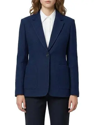 Max Mara Single-breasted Wool Blazer - Blue