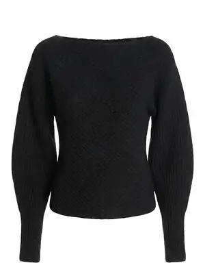 Alberta Ferretti Wide Boat-neck Sweater - Multicolor