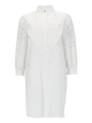 Valentino Garavani Poplin Mini Dress - White
