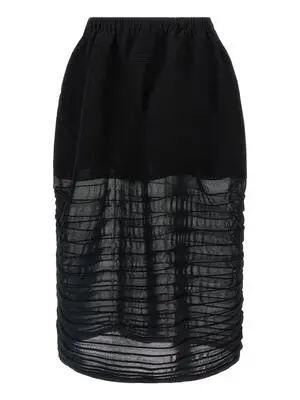 ISSEY MIYAKE ISSEY MIYAKE Moving Knit Midi Skirt