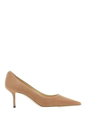 JIMMY CHOO JIMMY CHOO Suede Love 65 Pumps Pink
