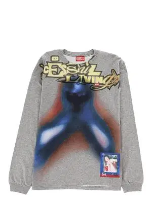 DIESEL® T-boxt-ls-v1 Sweatshirt - Gray