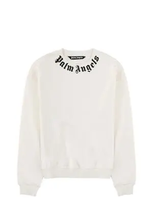 Palm Angels Logo Sweatshirt - White