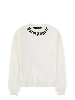 Palm Angels Logo Sweatshirt - White