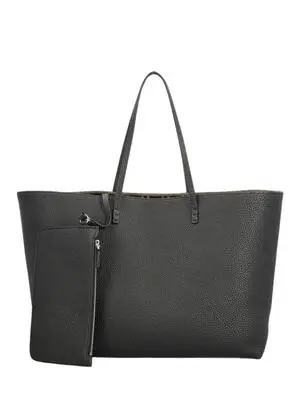 Fendi FENDI Roll Medium Leather Tote Bag Multicolor