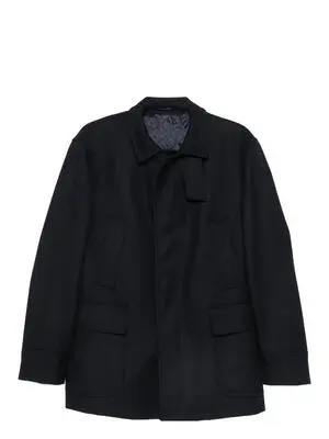 Tagliatore Single-breasted Coat - Blue