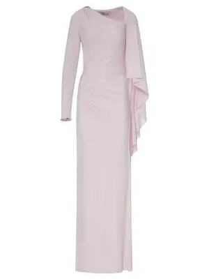 SELF-PORTRAIT Draped Dress - Pink