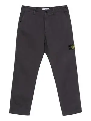 Stone Island Cotton Twill-tc Garment Dyed Pants - Multicolor