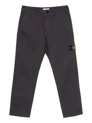 Stone Island Cotton Twill-tc Garment Dyed Pants - Multicolor