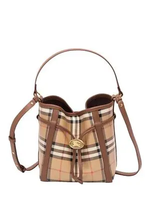 Burberry Mini Drawstring Bucket Bag - Multicolor