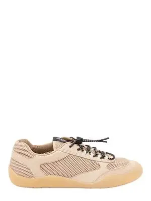 Prada Speedrock Leather And Mesh Sneakers - Multicolor